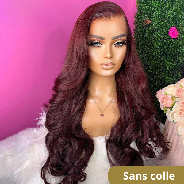 Gypsy Red Burgundy Without Glue – Kentyns Hair